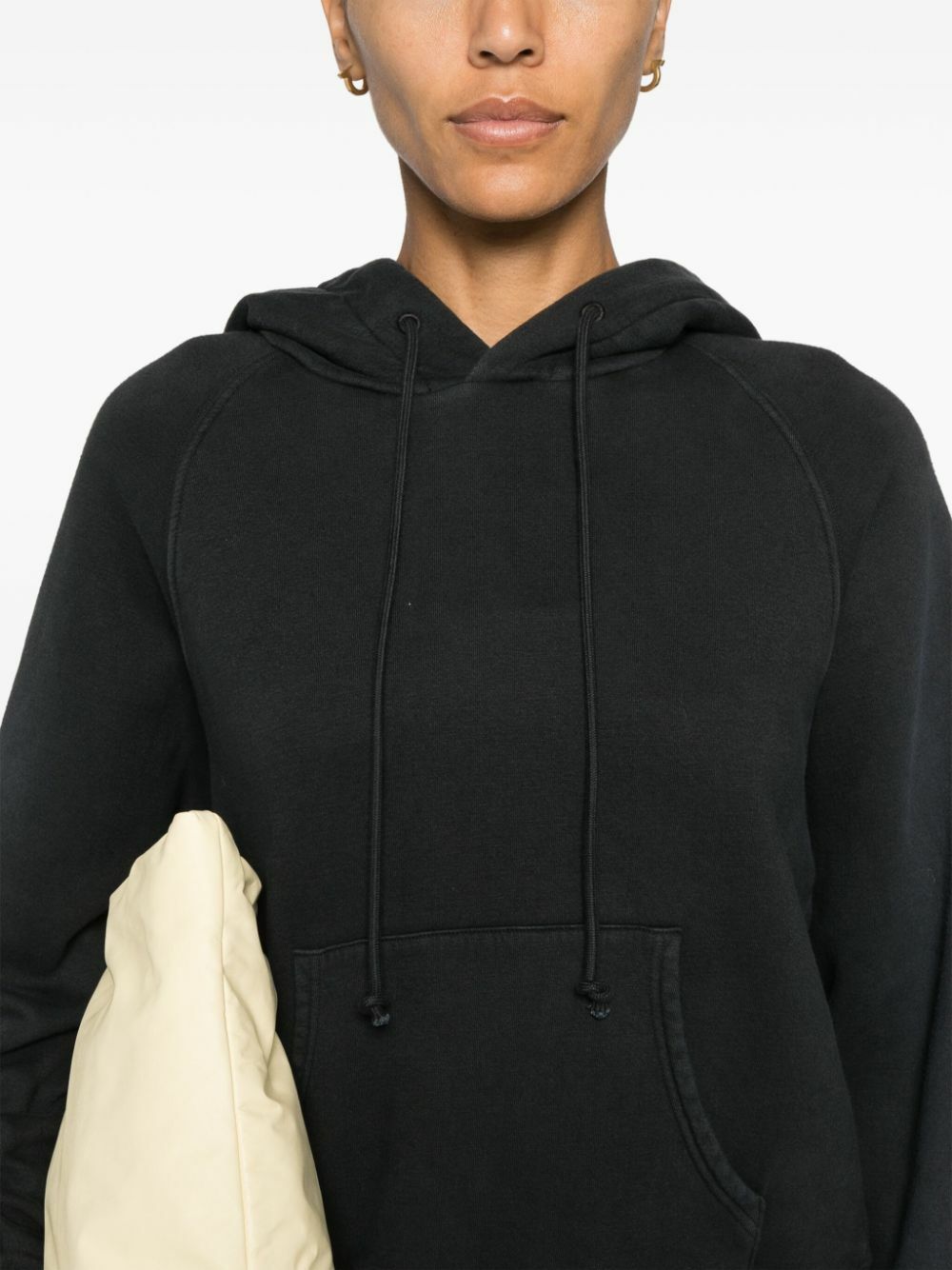The Row Black Naoki Cotton Hoodie The Row