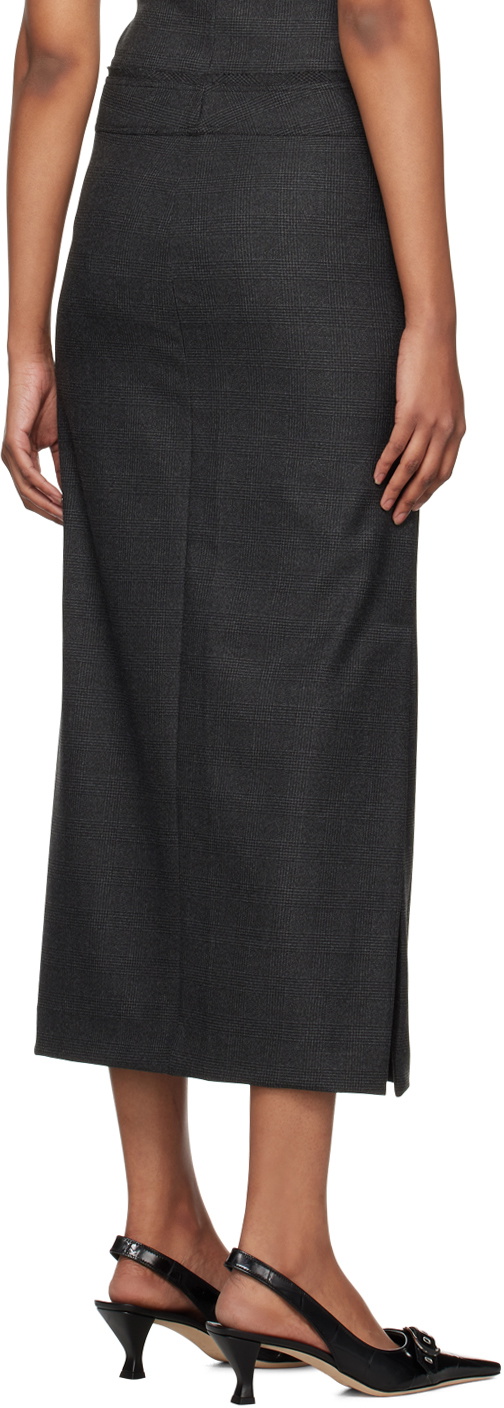 BEC + BRIDGE Gray Tali Midi Skirt BEC + BRIDGE