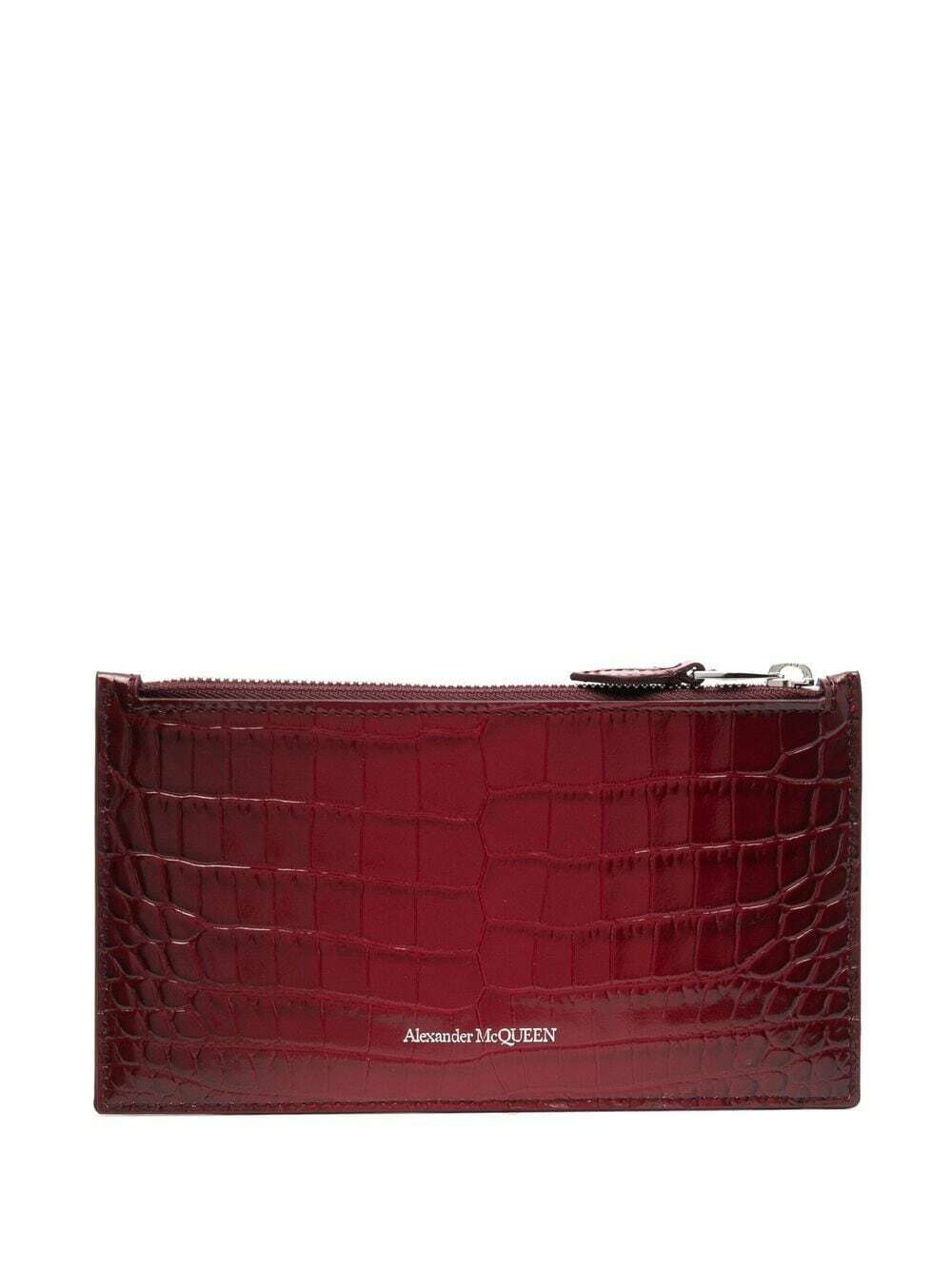 ALEXANDER MCQUEEN - Skull Leather Zipped Wallet Alexander McQueen