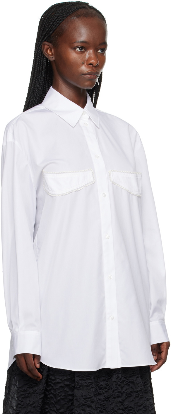 Simone Rocha White Button Shirt Simone Rocha