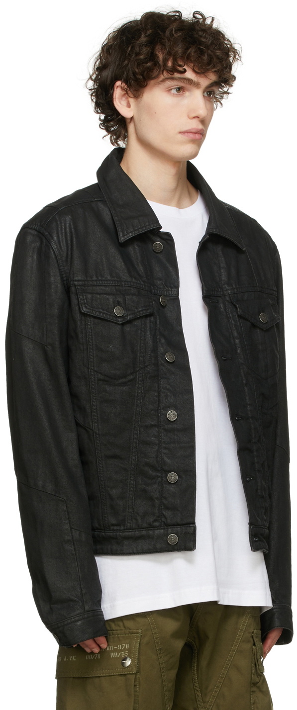 Diesel Black Padded Denim Jacket Diesel