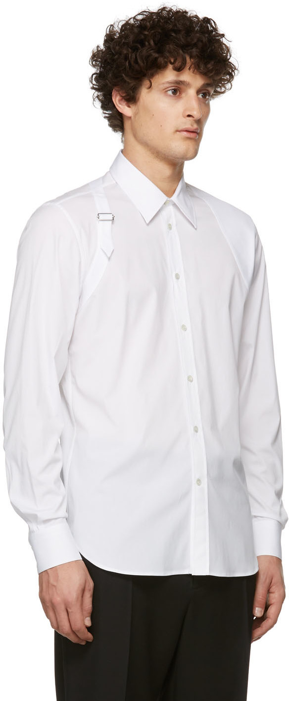 Alexander McQueen White Poplin Shirt Alexander McQueen