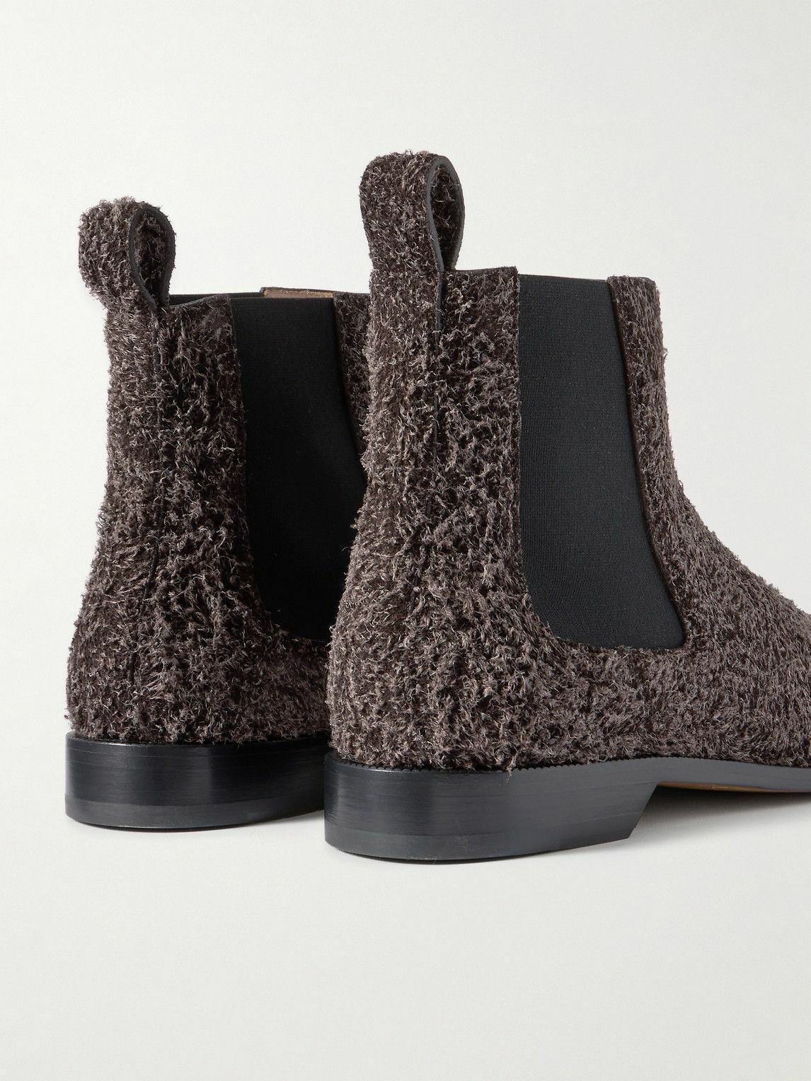 LOEWE - Brushed-Suede Chelsea Boots - Brown Loewe