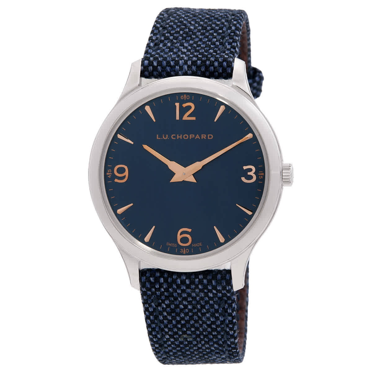 Chopard L.U.C. Automatic Blue Dial Mens Watch 168592-3002 Chopard