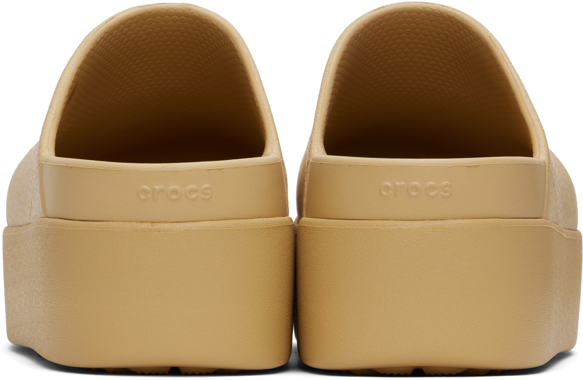 Crocs Beige Dylan Platform Clogs Crocs