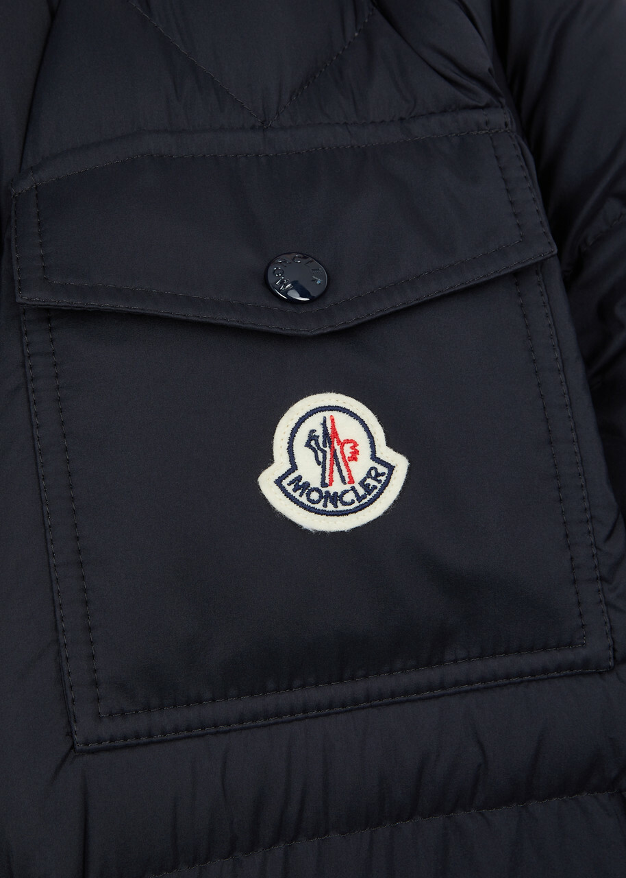 Moncler Vezere Quilted Shell Jacket Navy Moncler