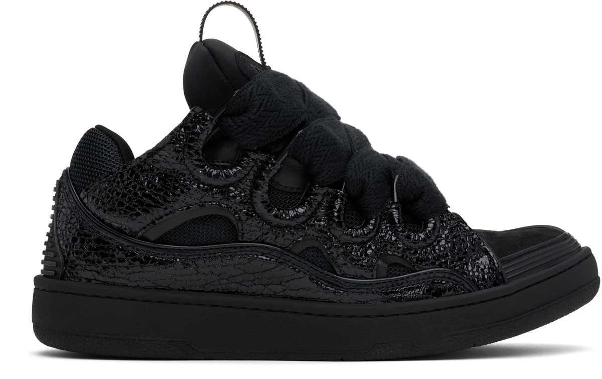 Lanvin Black Curb Sneakers Lanvin