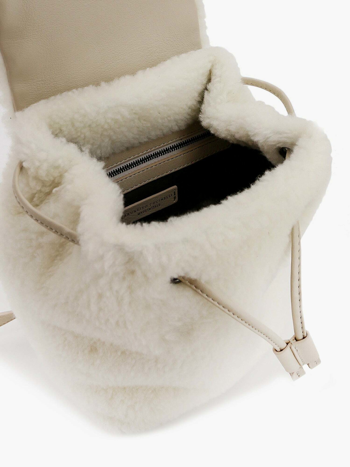 Brunello Cucinelli Backpack White Womens Brunello Cucinelli