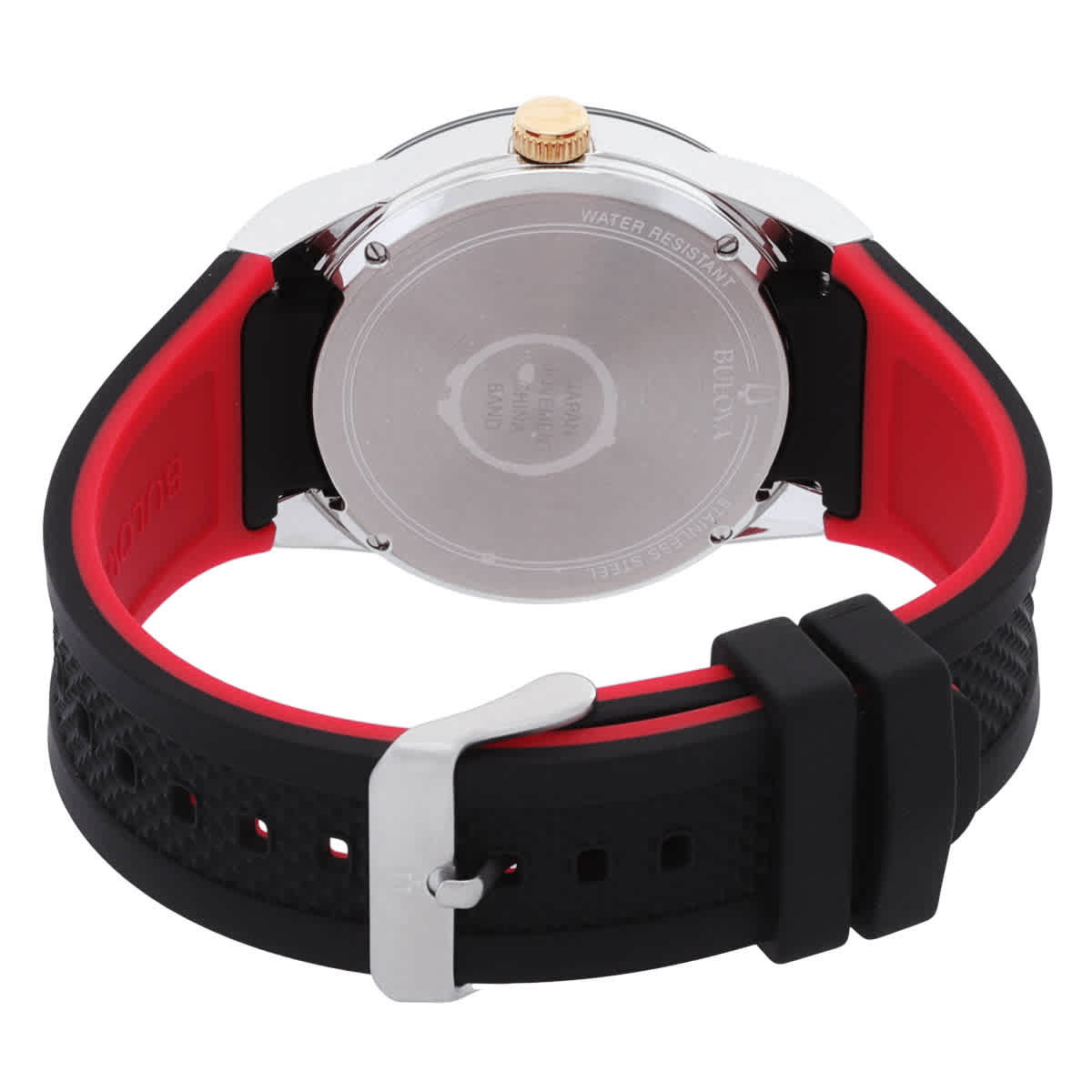 Bulova Modern Millenia Chronograph Quartz Black Dial Mens Watch 98C146 ...