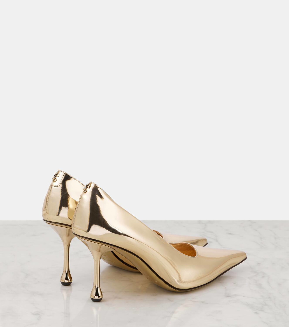 Jimmy Choo Ixia 80 mirrored leather pumps Jimmy Choo