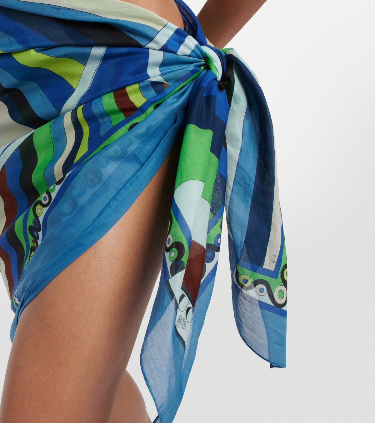 Pucci Printed short cotton beach cover-up Emilio Pucci