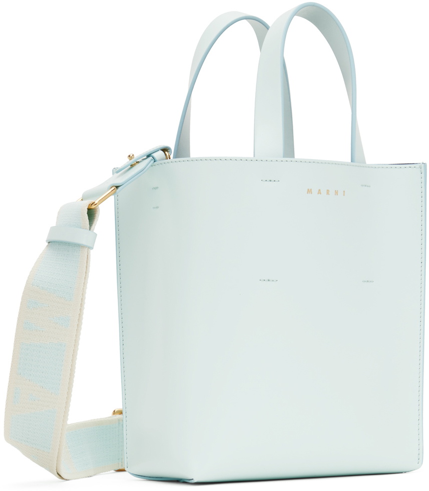 Marni Blue Museo Mini Tote Bag Marni