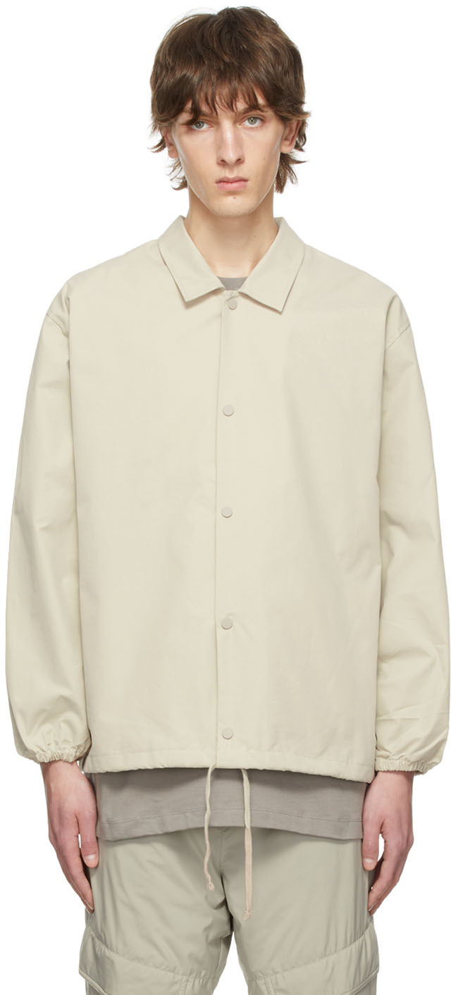 Essentials Beige Cotton Jacket Essentials
