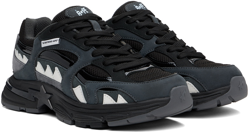 BAPE Black Sports Runner M2 Sneakers A Bathing Ape