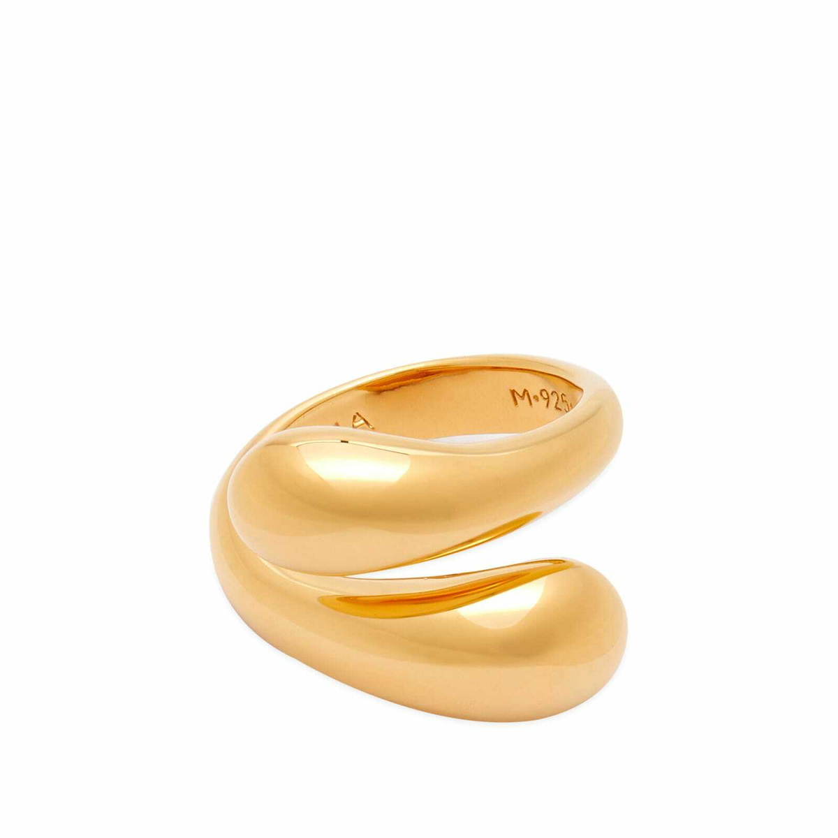 Missoma Women's Savi Sculptural Crossover Ring in Gold Missoma