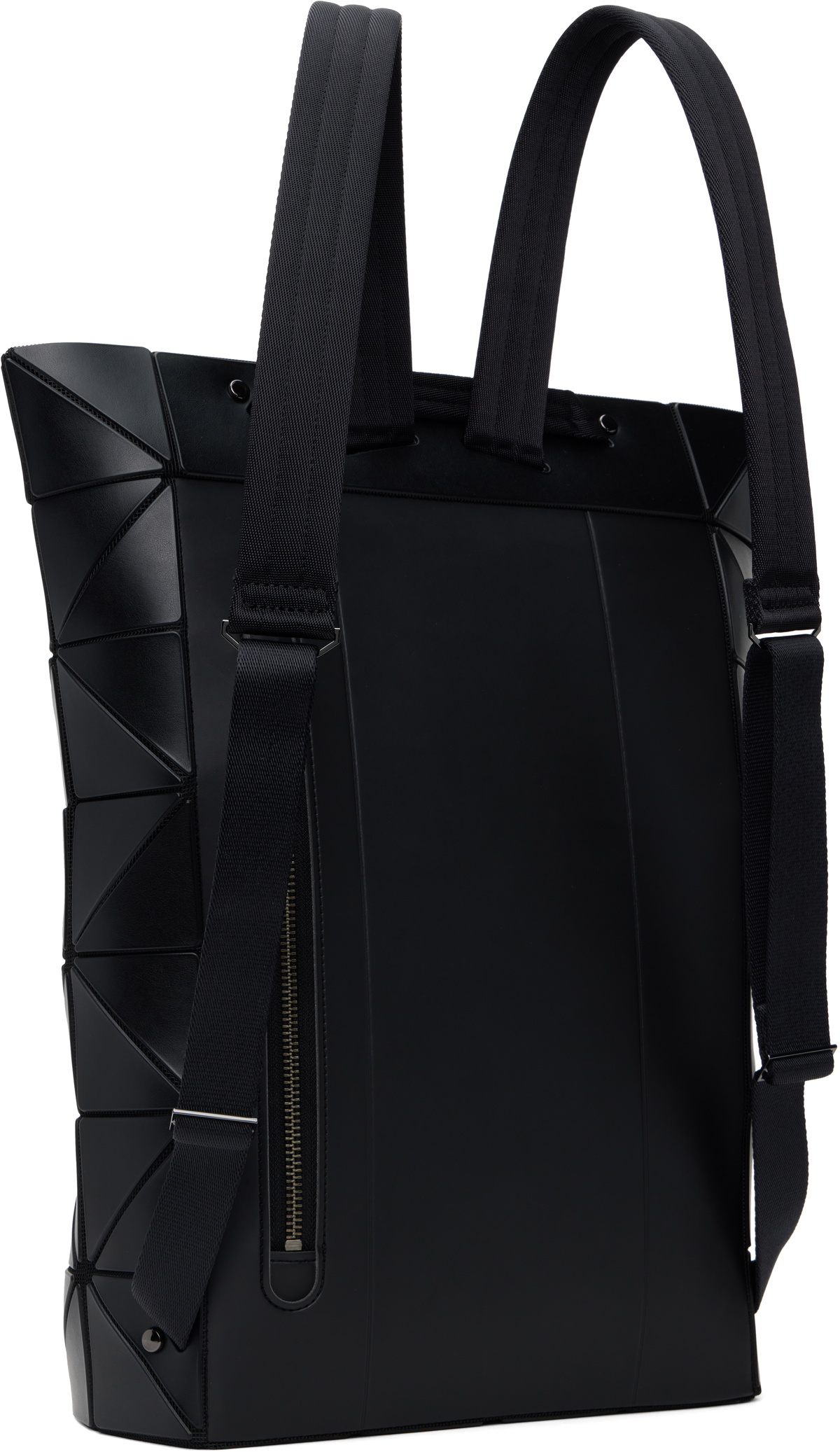 BAO BAO ISSEY MIYAKE Black Blocky Backpack Bao Bao Issey Miyake