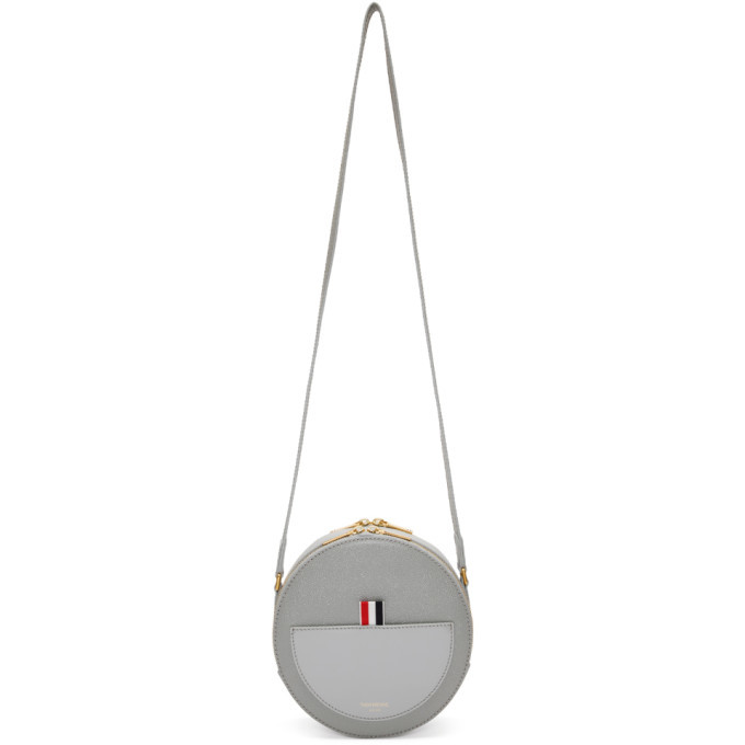 Thom Browne Grey Hat Box Jr. Bag Thom Browne