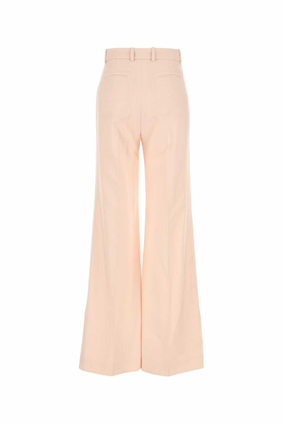 Chloé Light Pink Wool Pant Chloe