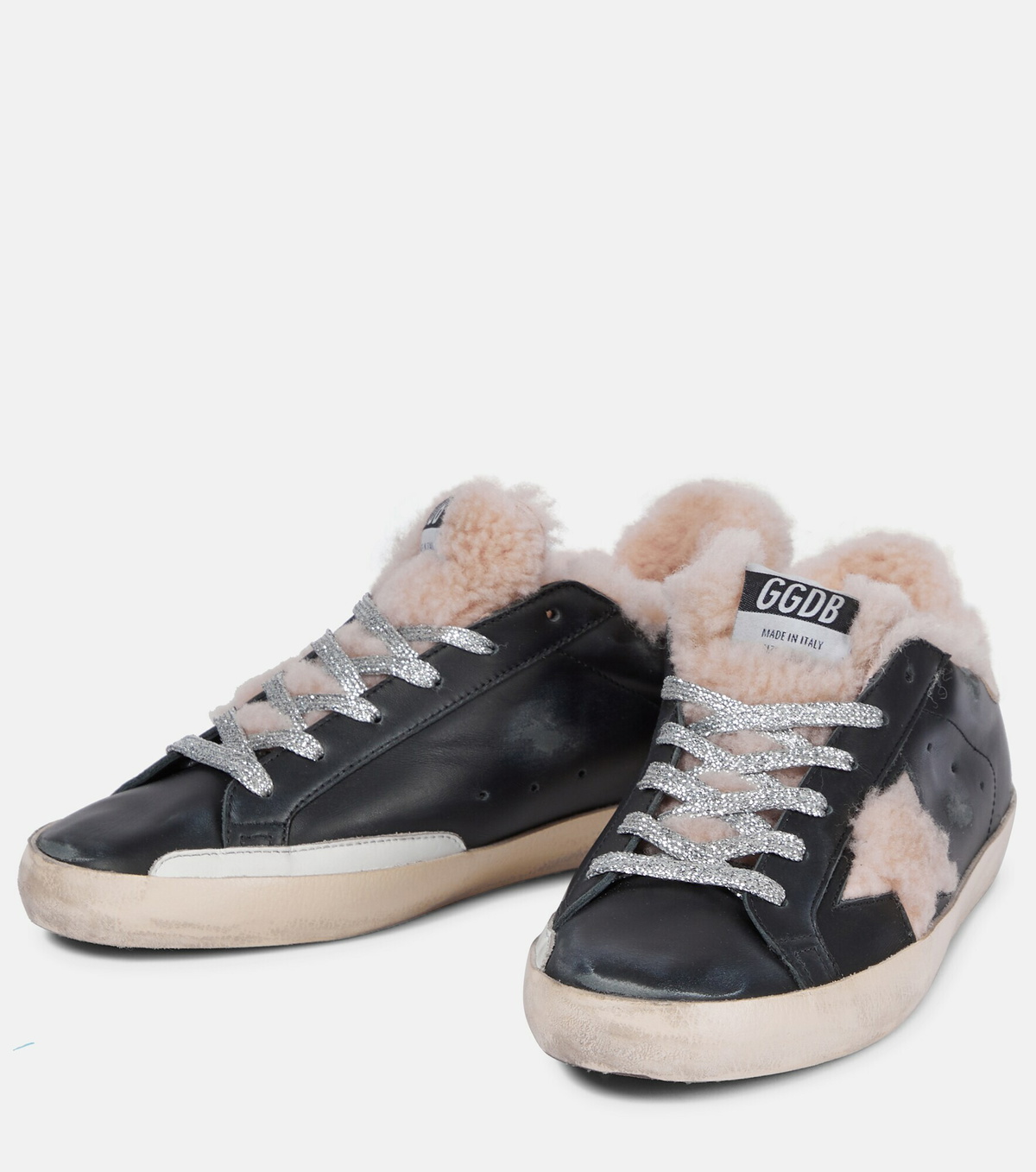 Golden Goose Shearling Sneakers