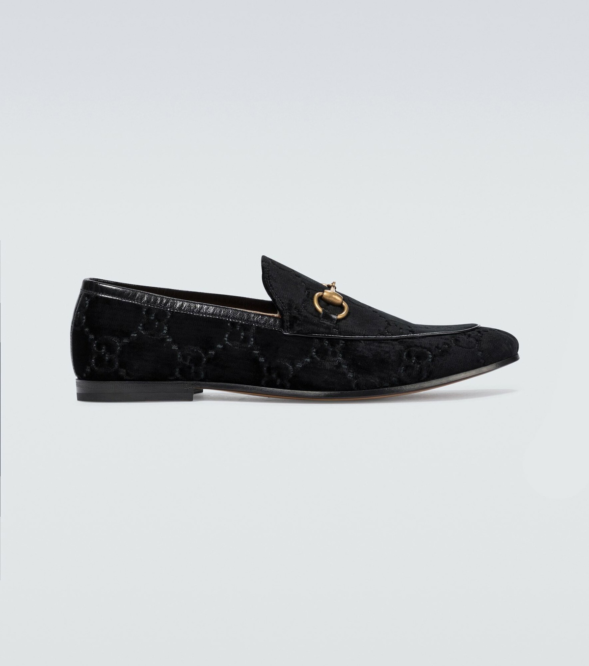 Gucci Jordaan Gg Velvet Loafer