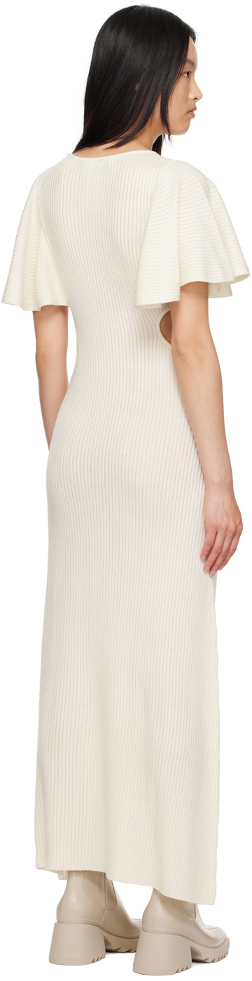 Chloé Off-White Ruffle Maxi Dress Chloe