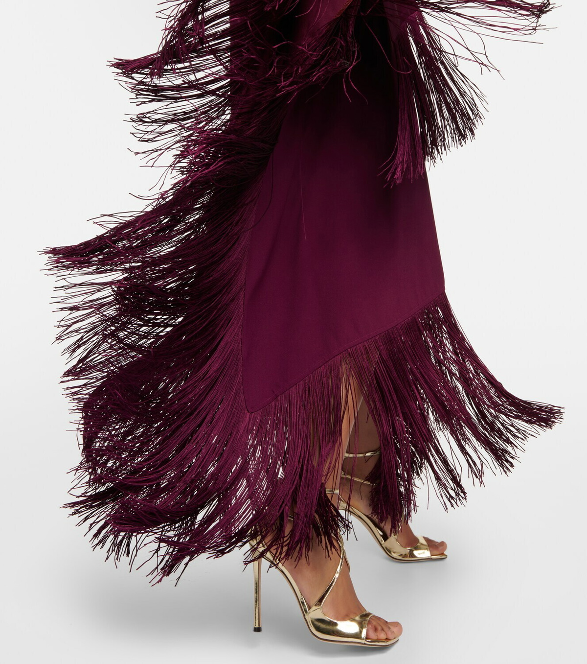 Taller Marmo Mrs. Ross crêpe maxi dress Taller Marmo