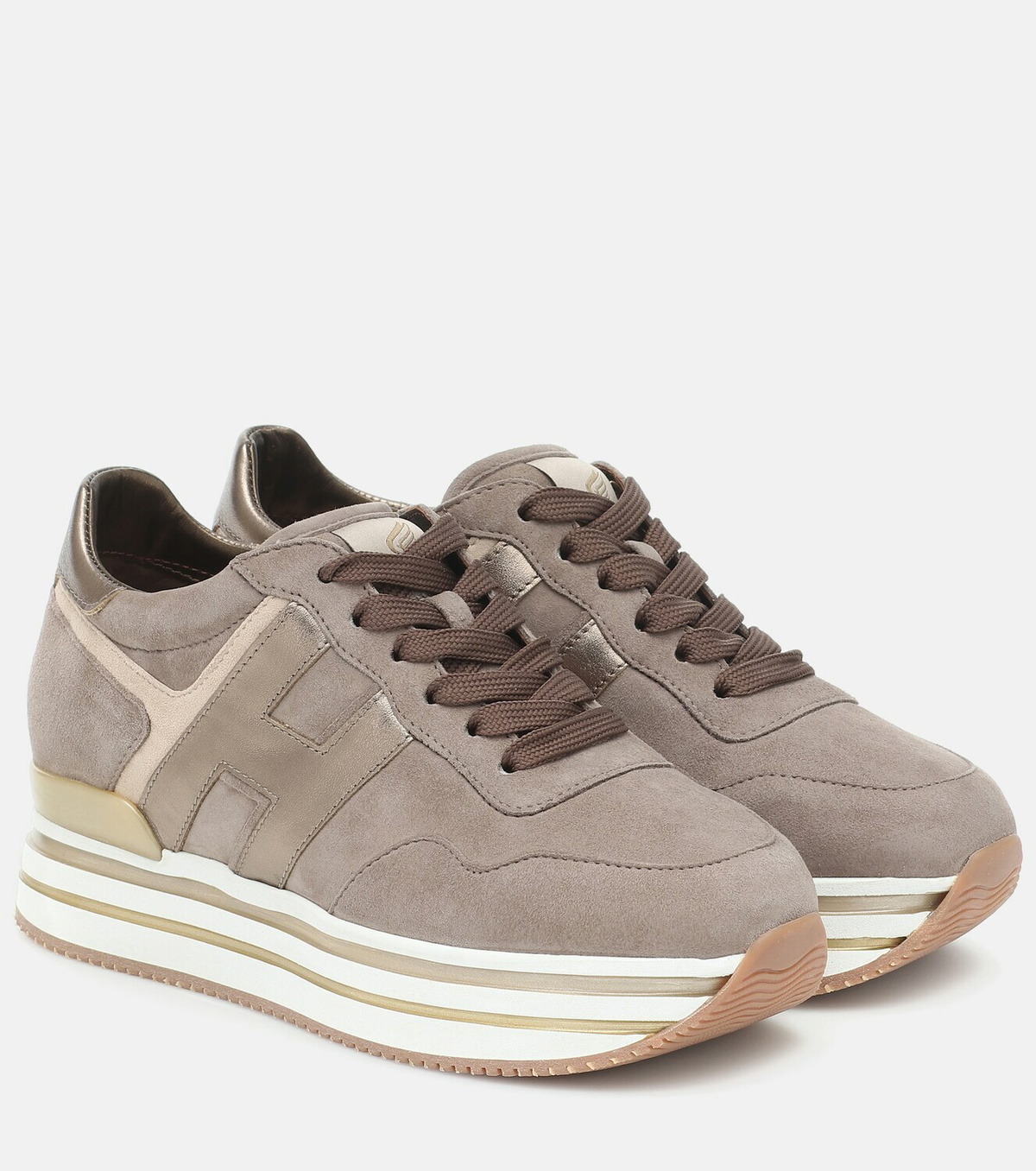 Hogan Midi leather platform sneakers Hogan
