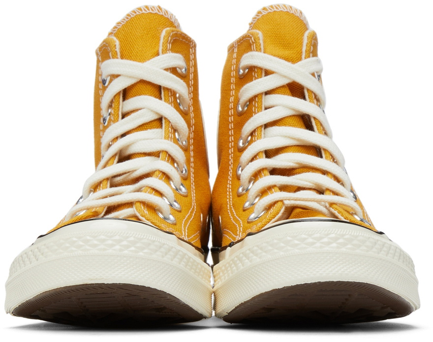 Converse Yellow Chuck 70 Hi Sneakers Converse