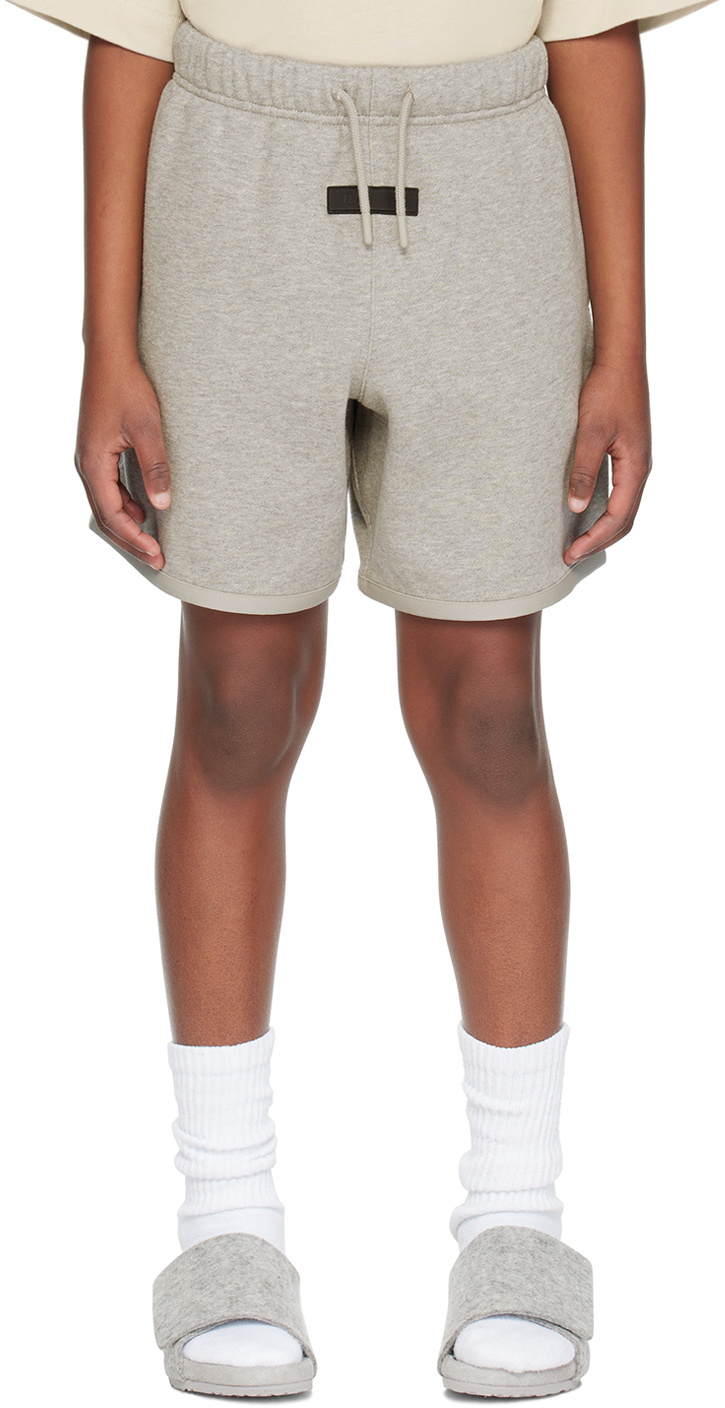 Fear of God ESSENTIALS Kids Gray Drawstring Shorts Fear Of God Essentials