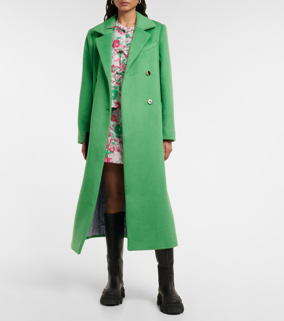 Ganni - Wool-blend coat GANNI