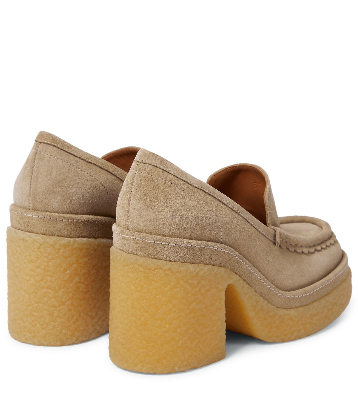 Chloé Jamie suede loafer pumps Chloe