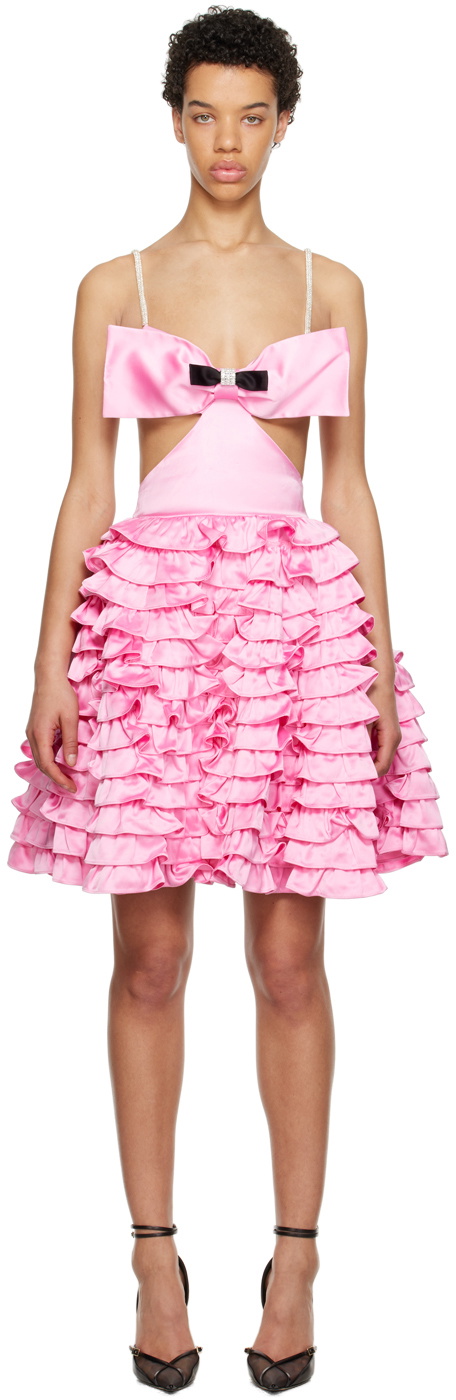 Shushu/Tong Pink Ruffle Minidress Shushu/Tong