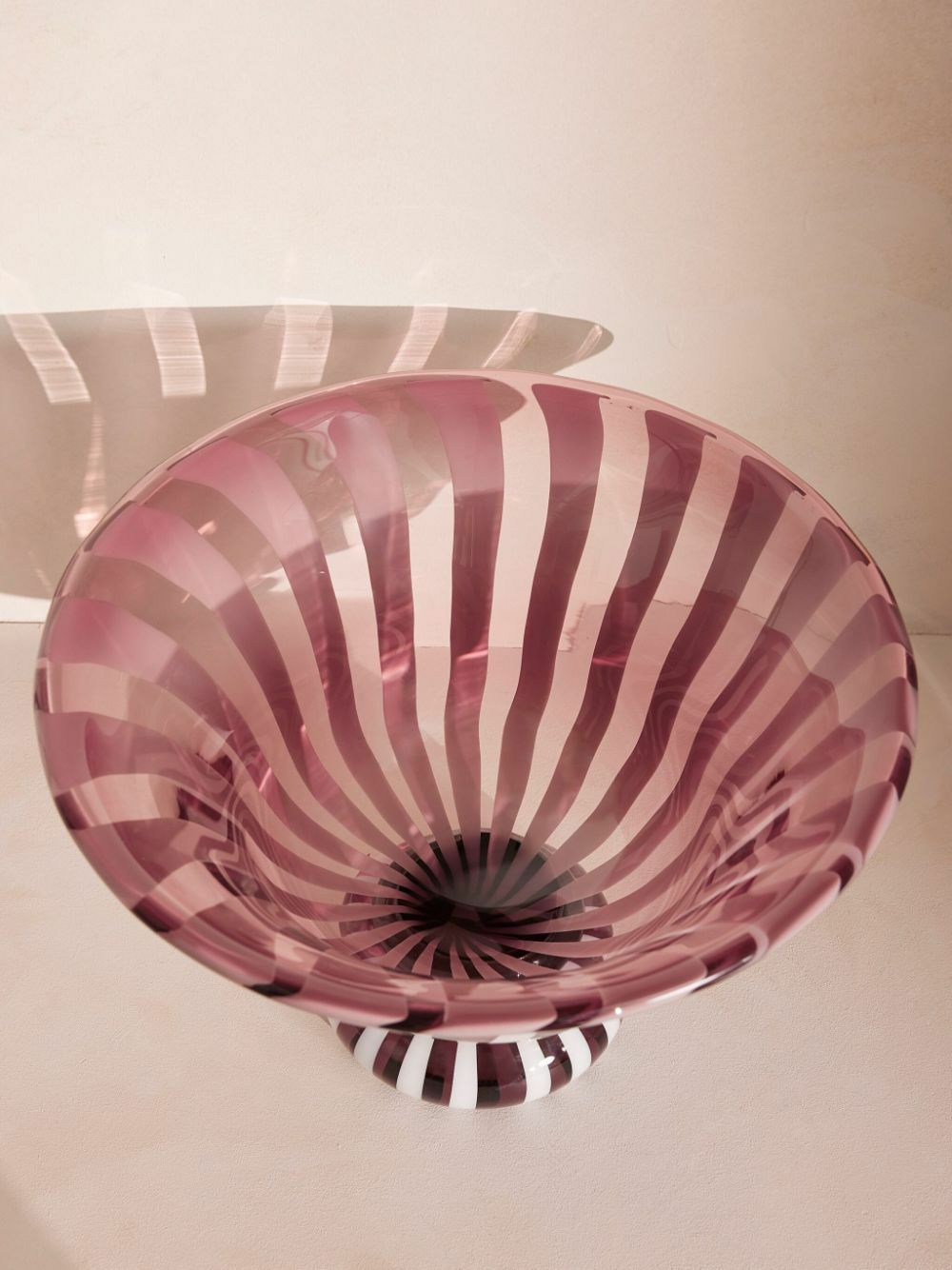 Soho Home Striped Glass Vase Soho Home