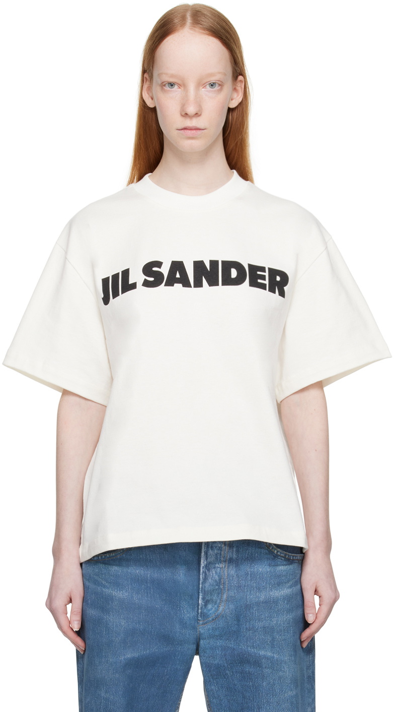 Jil Sander Off-White Printed T-Shirt Jil Sander