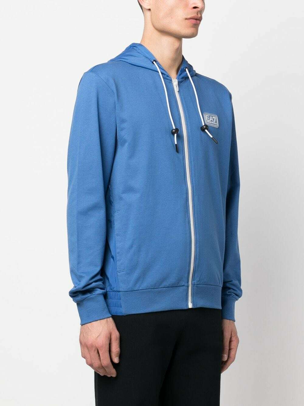 EA7 - Logo Cotton Zipped Hoodie EA7