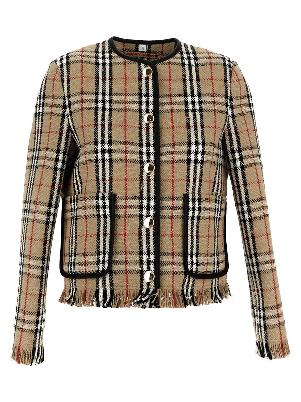 Burberry Checkered Jacket Burberry