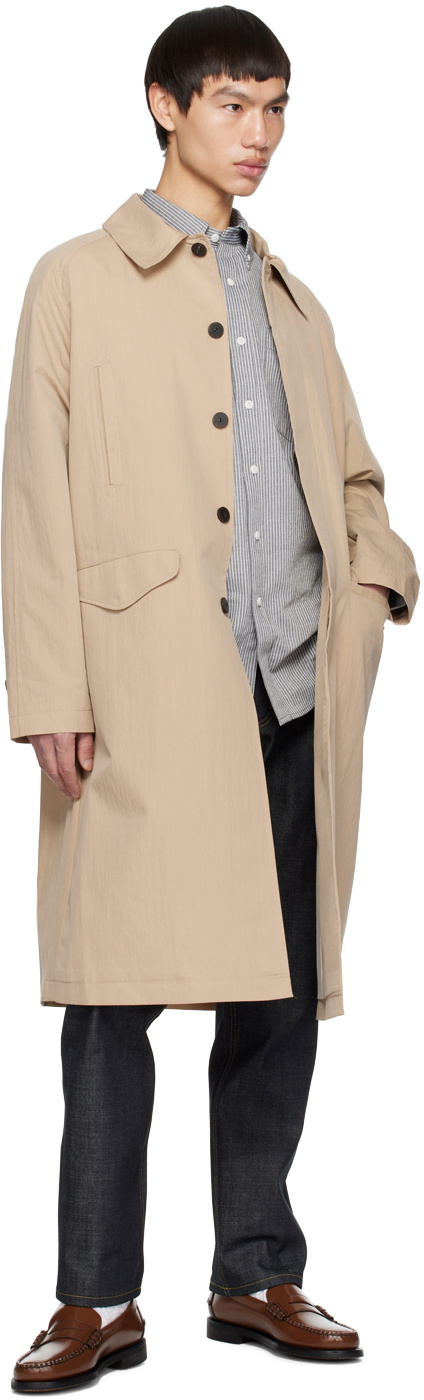 Uniform Bridge Beige Raglan Coat Uniform Bridge