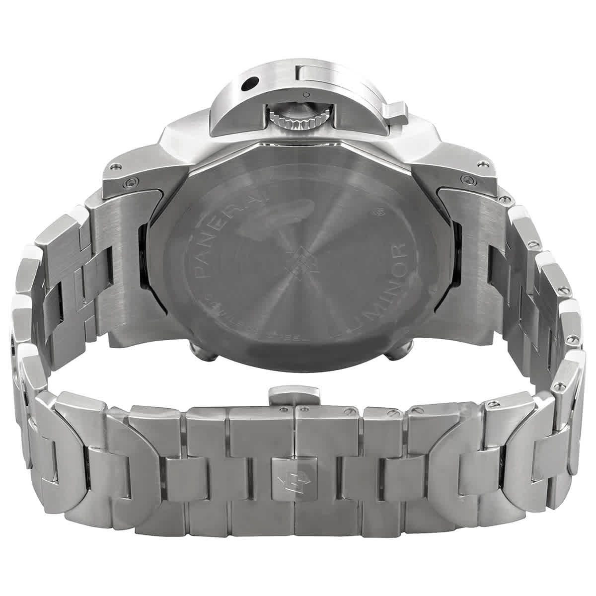 Panerai Luminor Chrono Chronograph Automatic Blue Dial Mens Watch ...