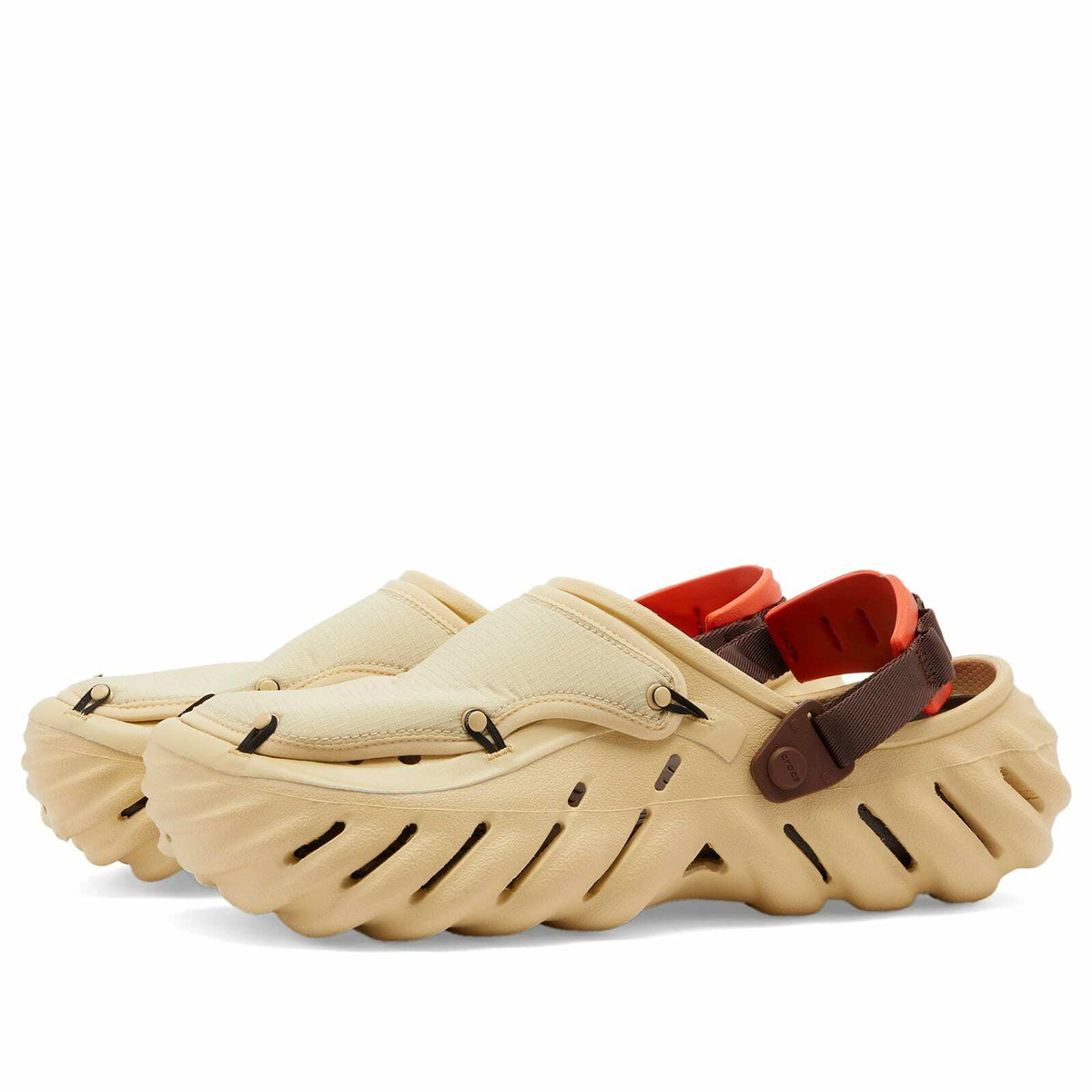 Crocs Echo Ripstop Clog in Sesame Multi Crocs
