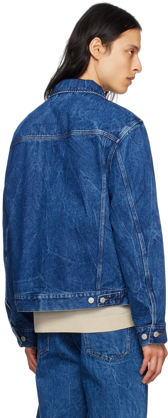 Dries Van Noten Blue Washed Denim Jacket Dries Van Noten