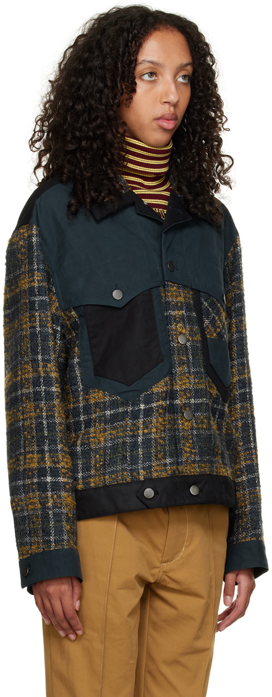 Nicholas Daley Navy Stone Jacket Nicholas Daley
