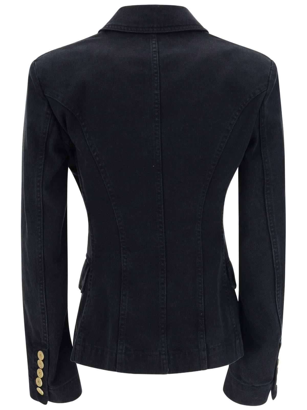 Balmain Double-breasted Denim Blazer Balmain