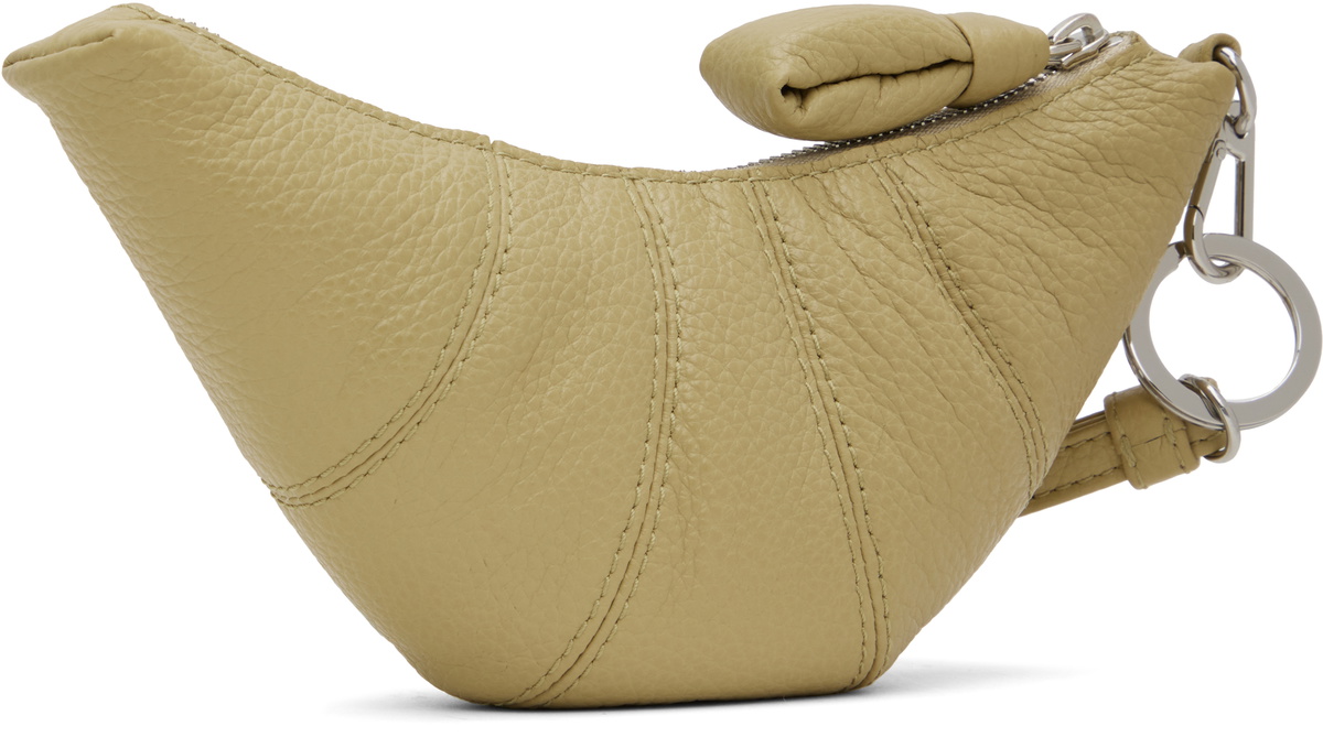 LEMAIRE Green Cross-Body Croissant Coin Pouch Lemaire