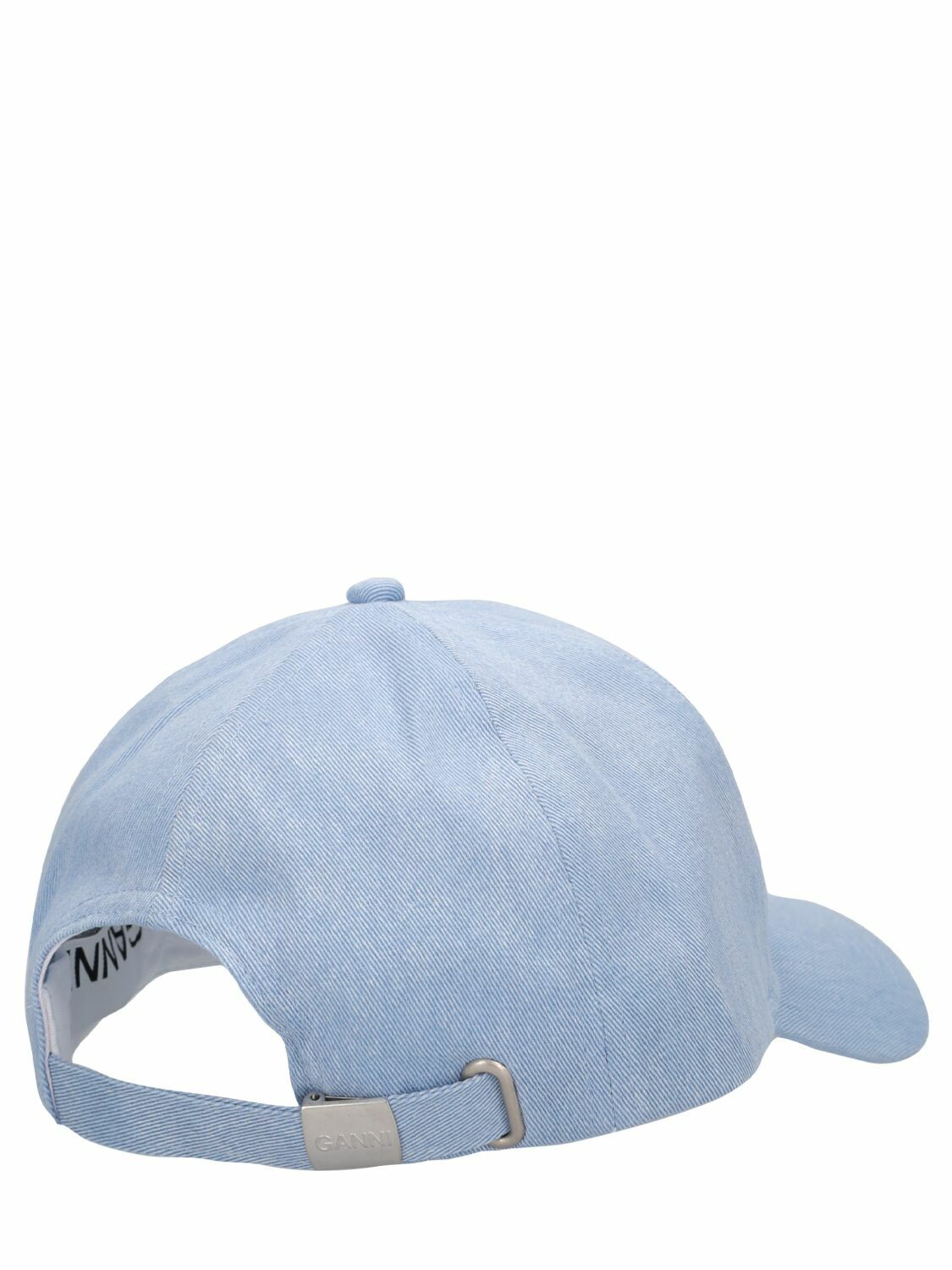 GANNI Denim Baseball Cap GANNI