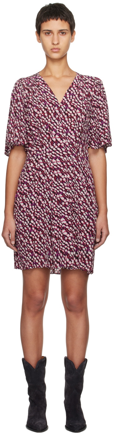 Isabel Marant Etoile Purple Vedolia Minidress Isabel Marant Etoile