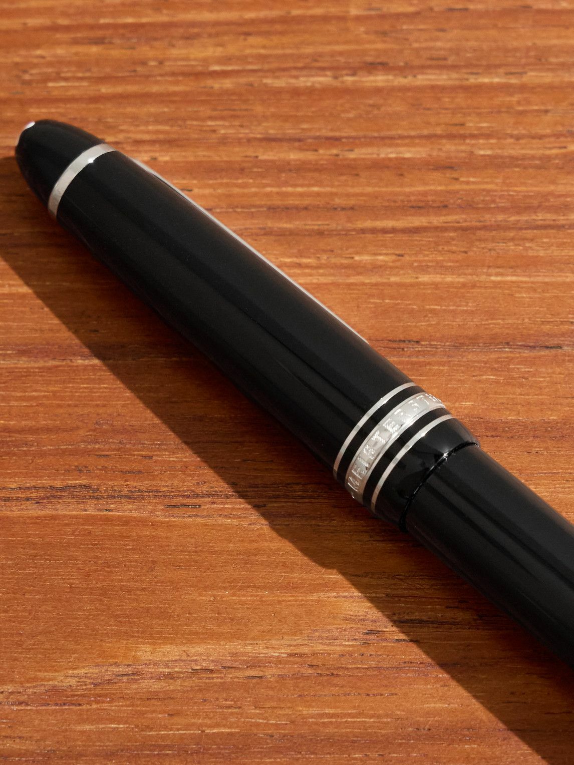 Montblanc - Meisterstück Le Grand Silver-Tone and Resin Ballpoint Pen ...
