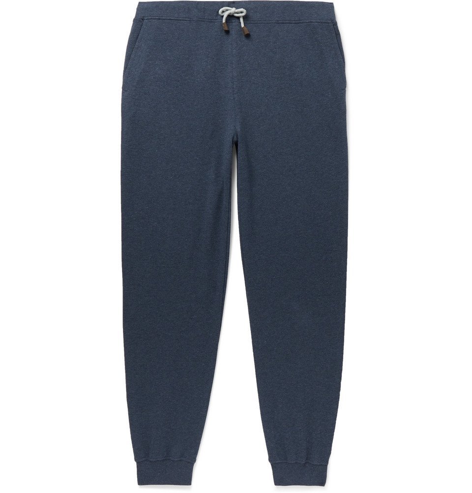 Loro Piana - Tapered Loopback Stretch-Cotton Jersey Sweatpants - Men ...