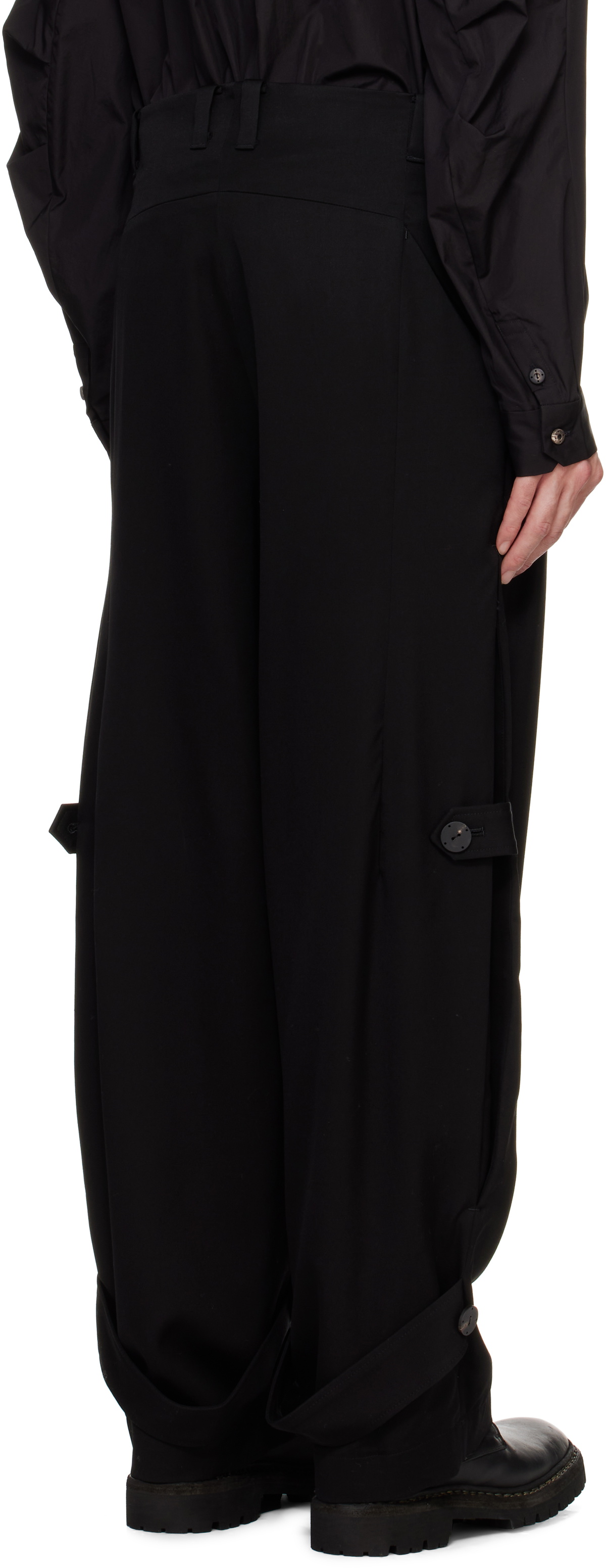 DEVOA Black Jodhpur Trousers DEVOA
