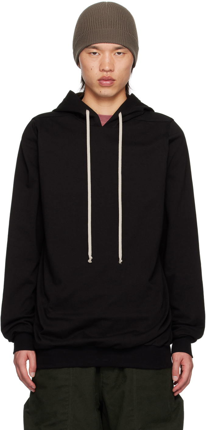 Rick Owens Black Porterville Heavyweight Hoodie Rick Owens