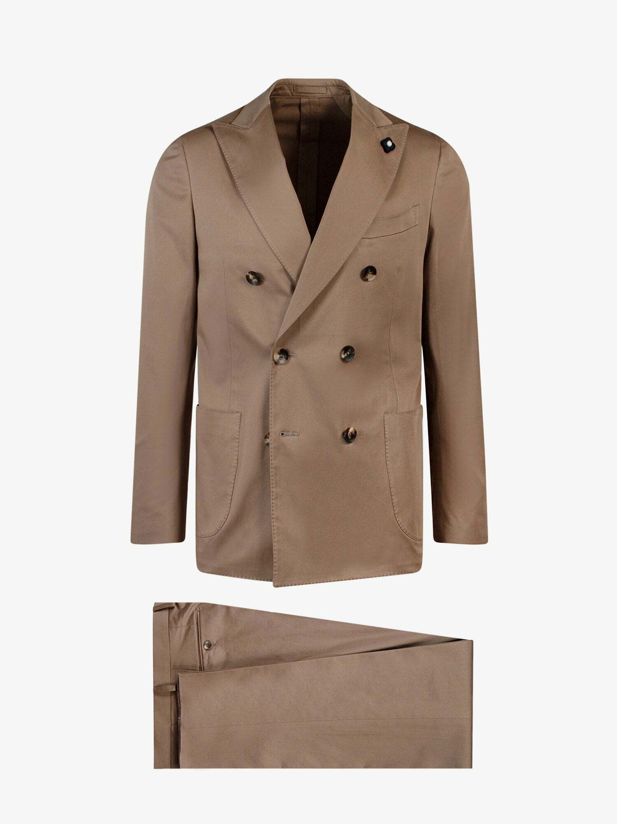 Lardini Suit Brown Mens Lardini